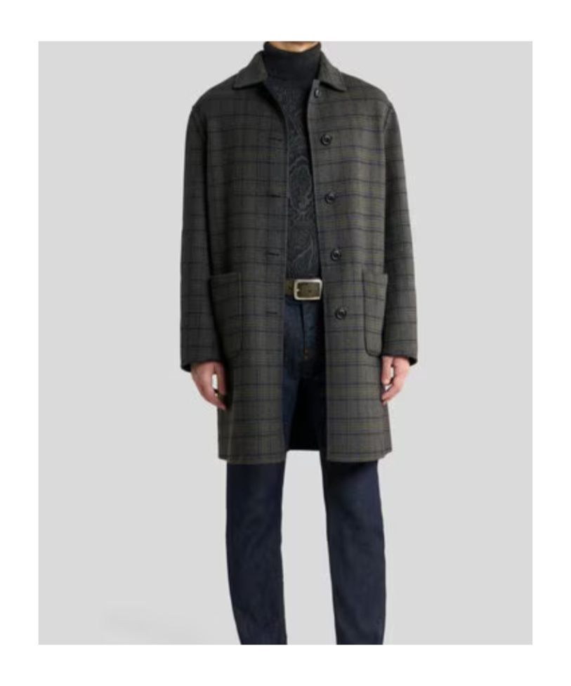 ETRO Etro Soho Reversible Checked Coat